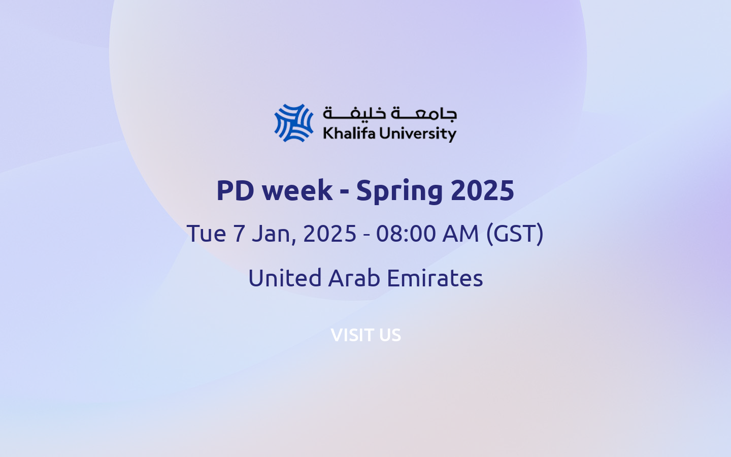 PD week - Spring 2025